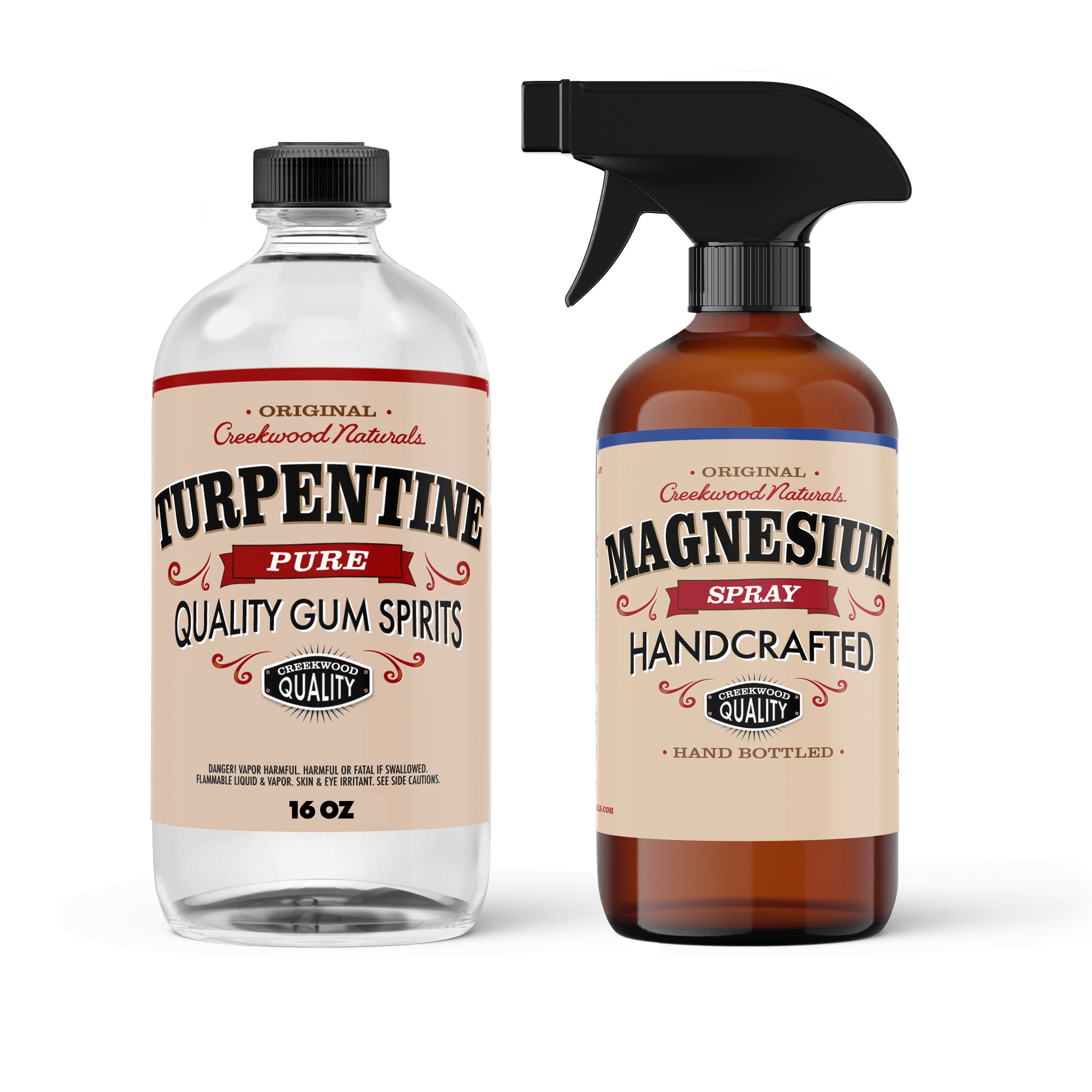 Turpentine and Magnesium Spray Bundle – Creekwood Naturals