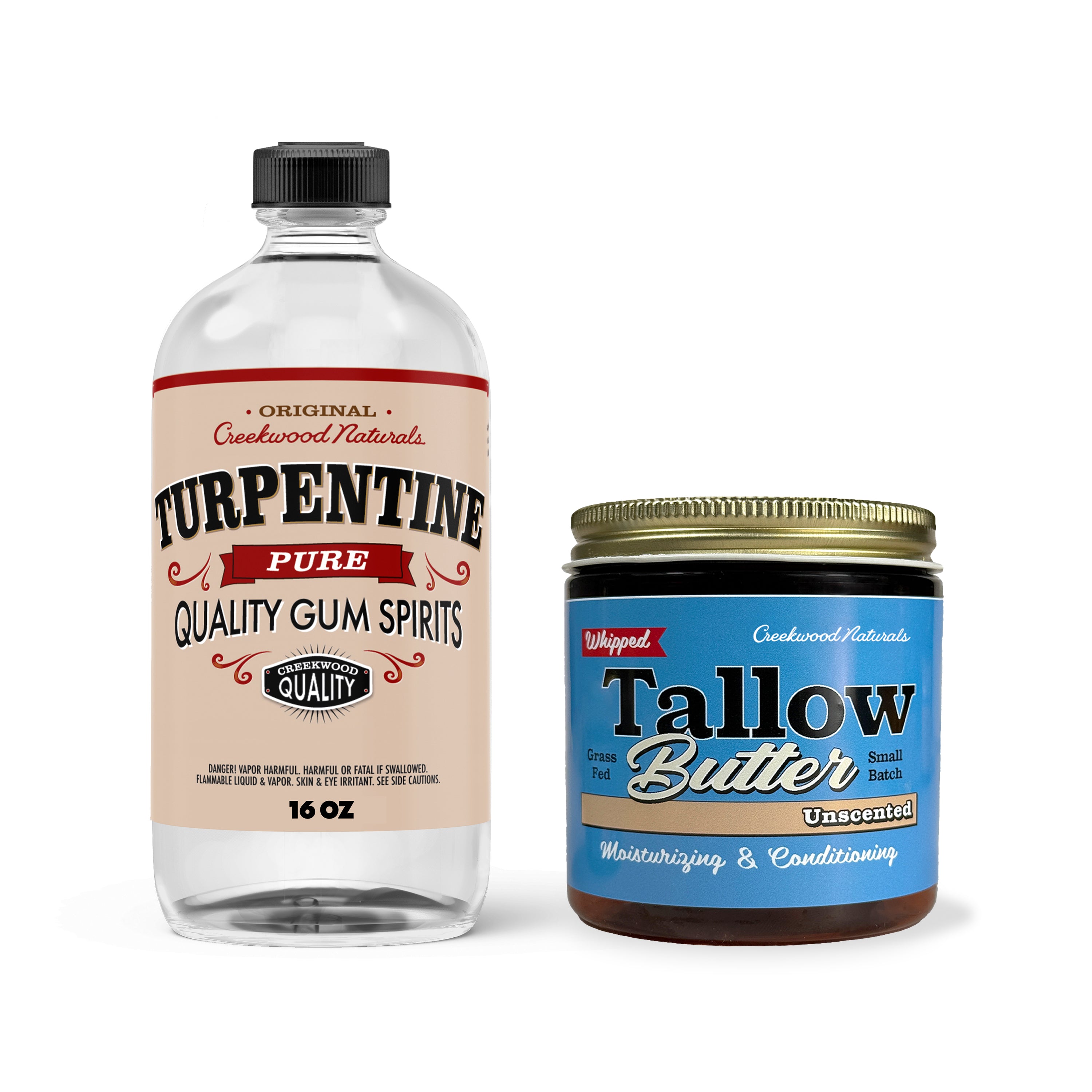 Turpentine and Tallow Butter Bundle – Creekwood Naturals