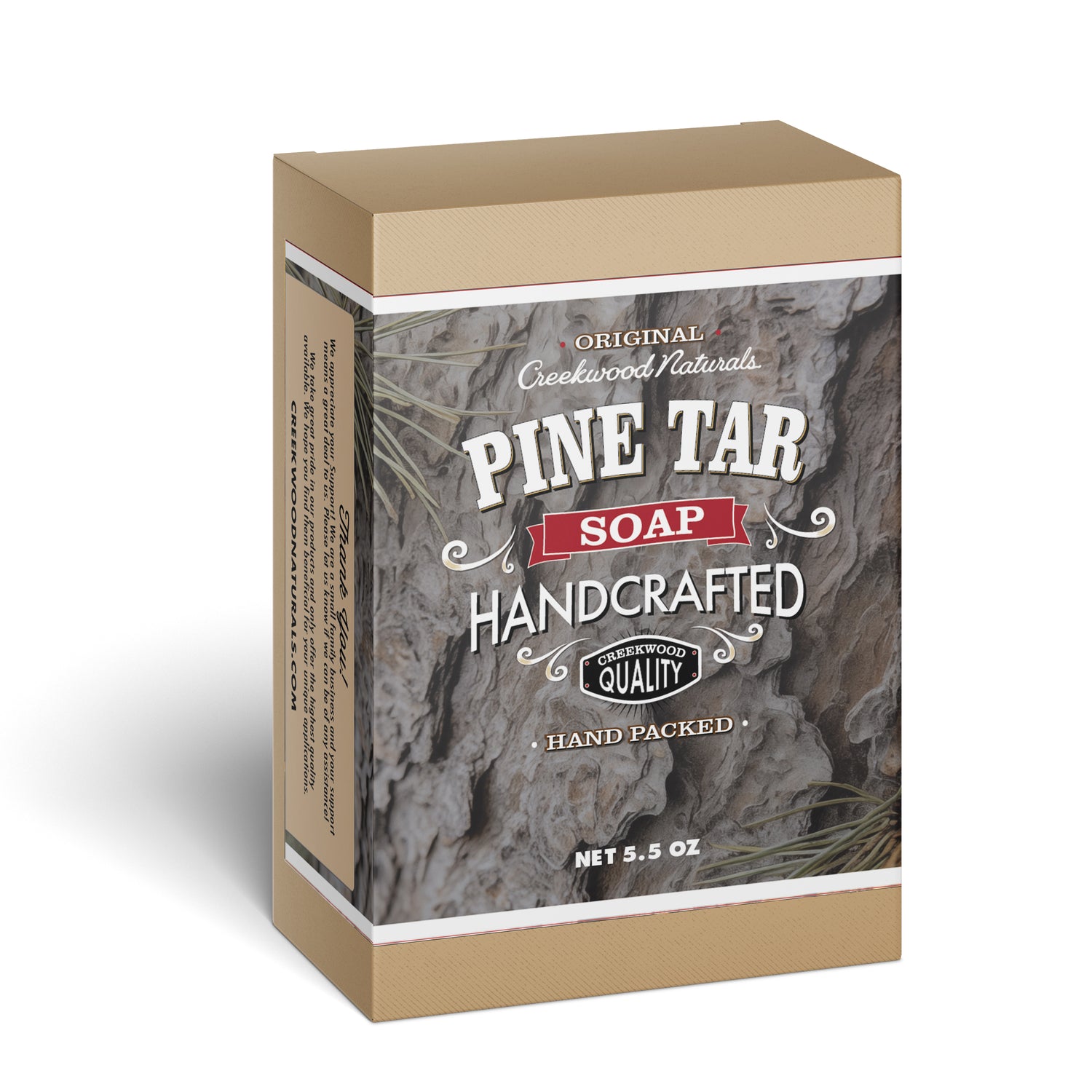Handcrafted Pine Tar Soap – Creekwood Naturals